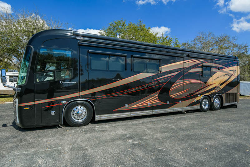 2018 Entegra Cornerstone 45WQuad Slide